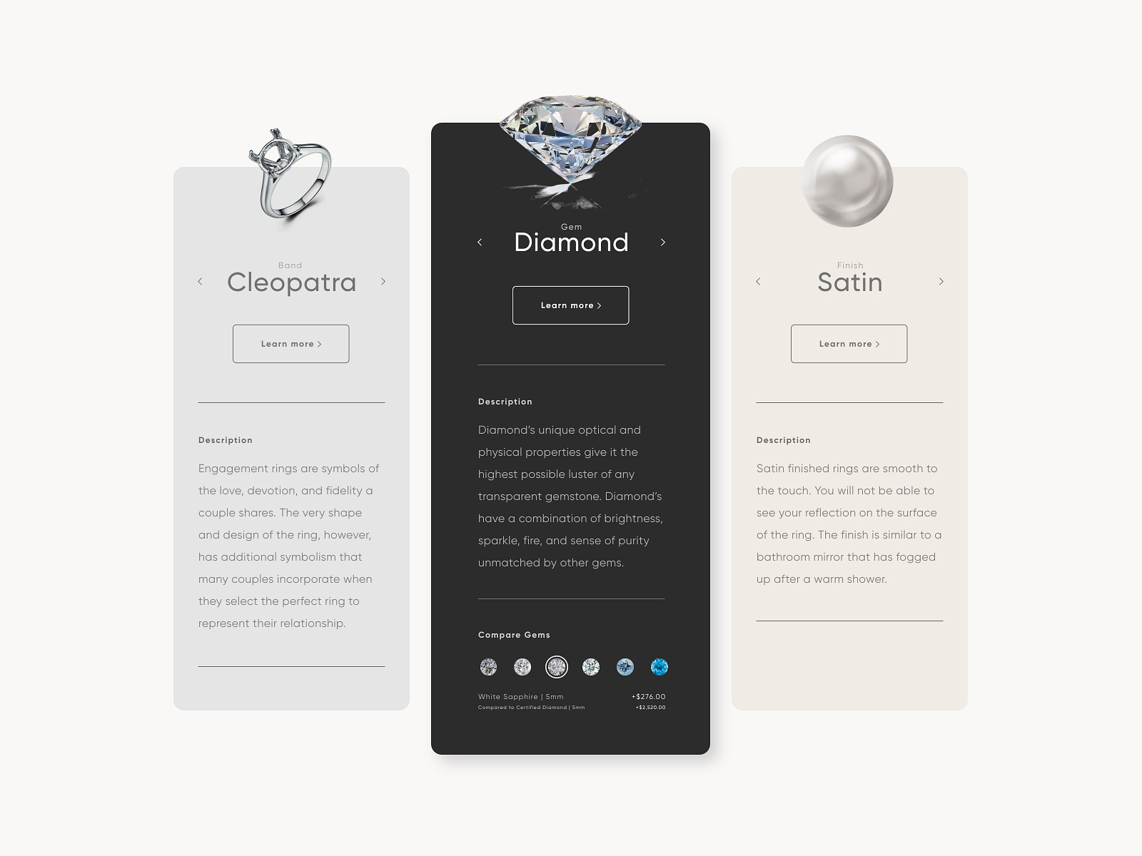 Ring Customization Concept by Mitch Mills on Dribbble