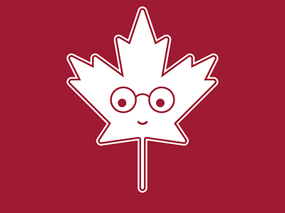 Maple Leaf face by Neil Doocy on Dribbble