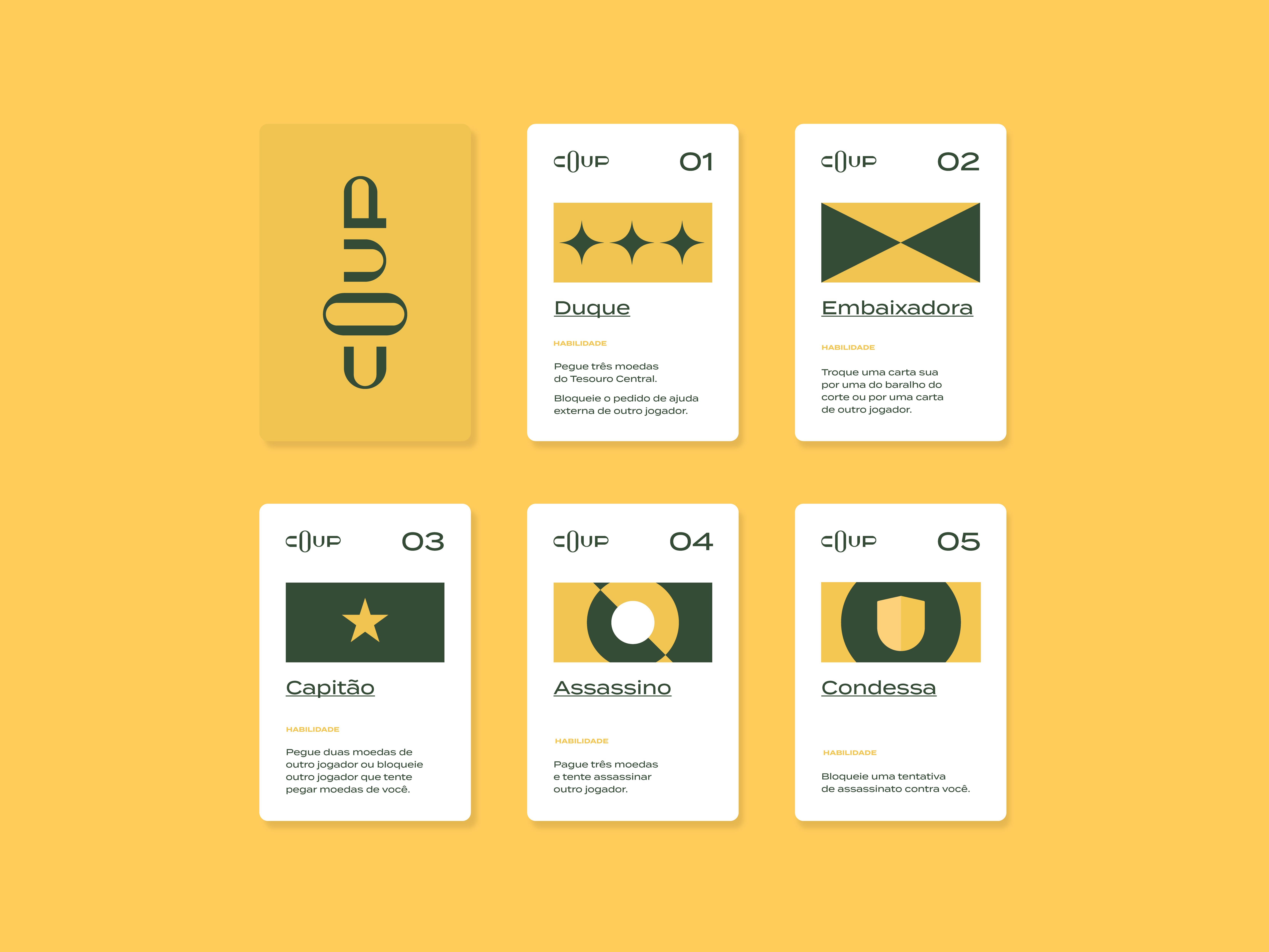 Coup Card Game by Beth Brands on Dribbble