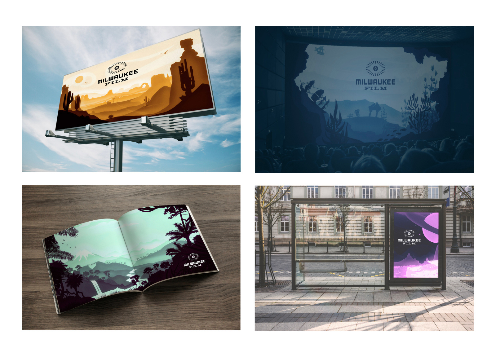 MKE Film Illustration Environments by BrandolierCRTV on Dribbble