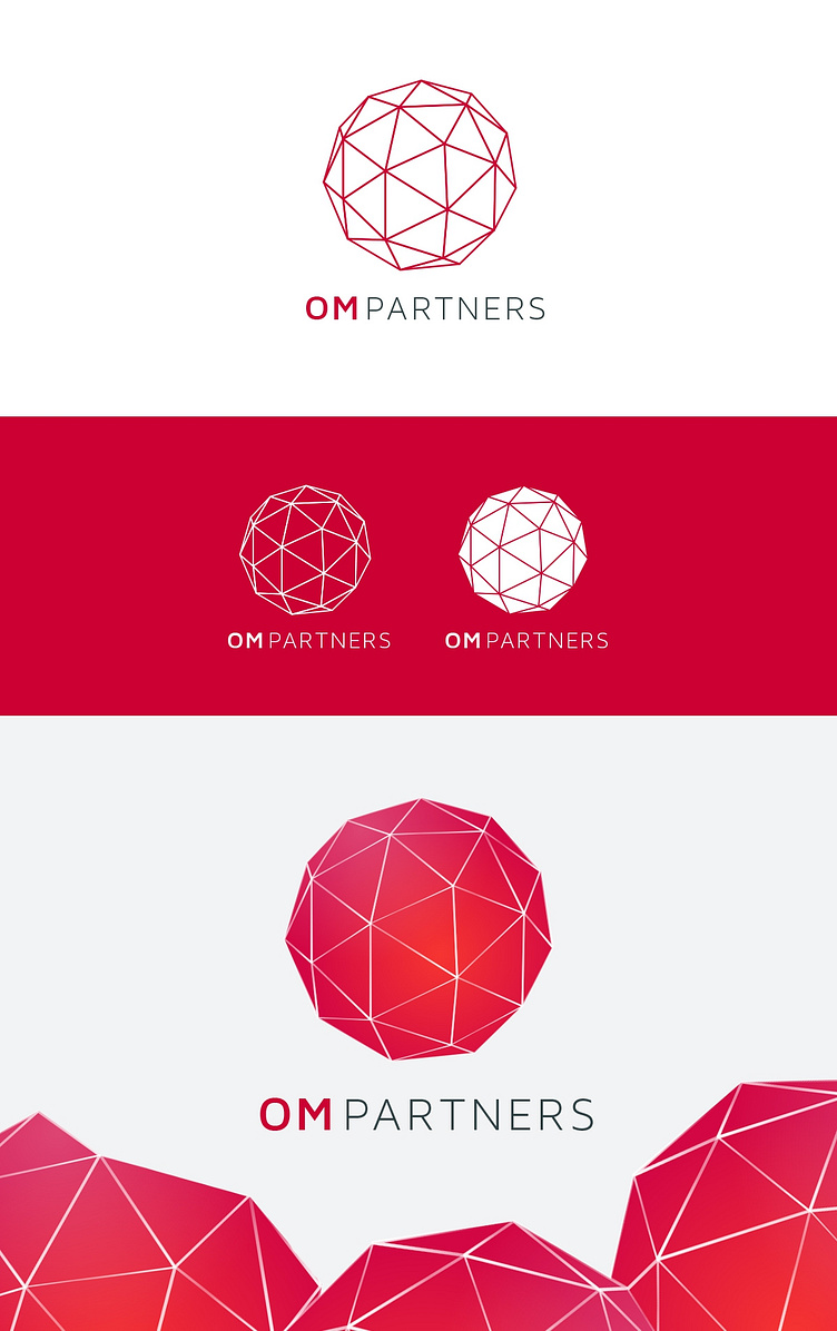 OM Partners Logo by Beatriz Novais on Dribbble
