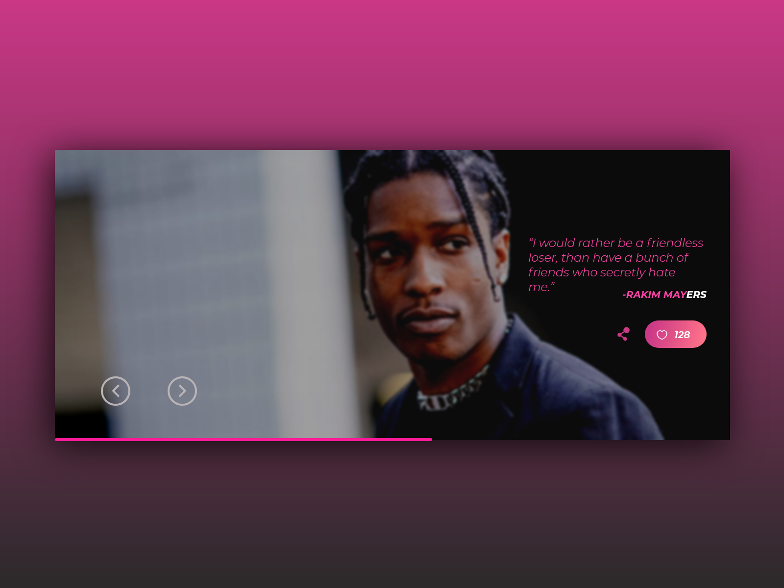 Daily UI - Inspirational Quotes by Abubakar Abdul ghani on Dribbble
