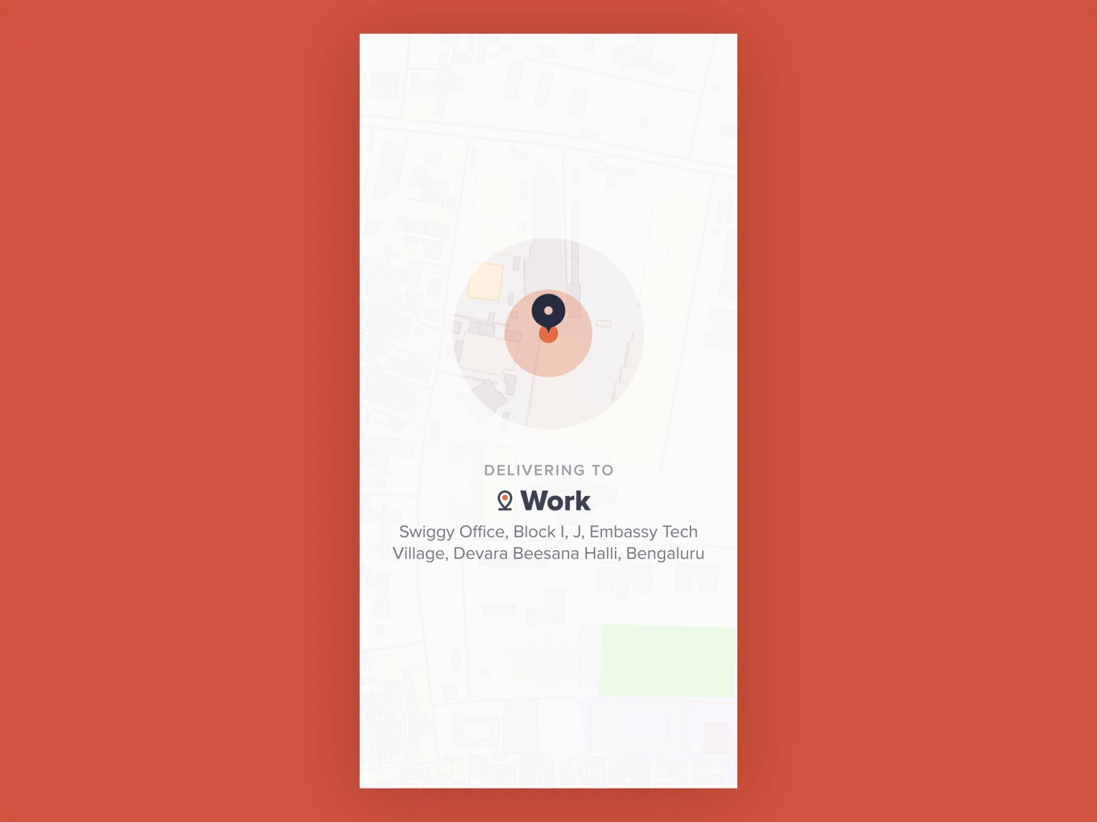 Swiggy Delivery Address Animation by Saptarshi Prakash for Swiggy on ...