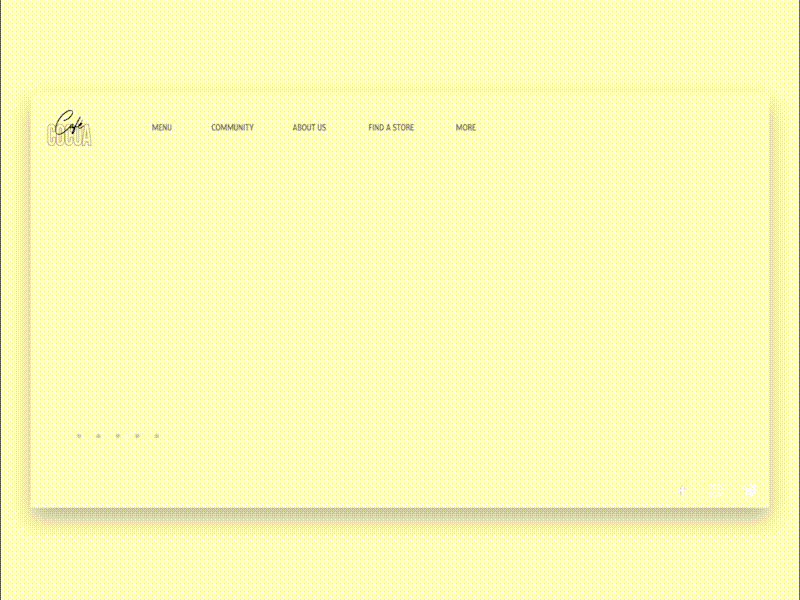 Cafe Cocoa UI by Don Elton on Dribbble