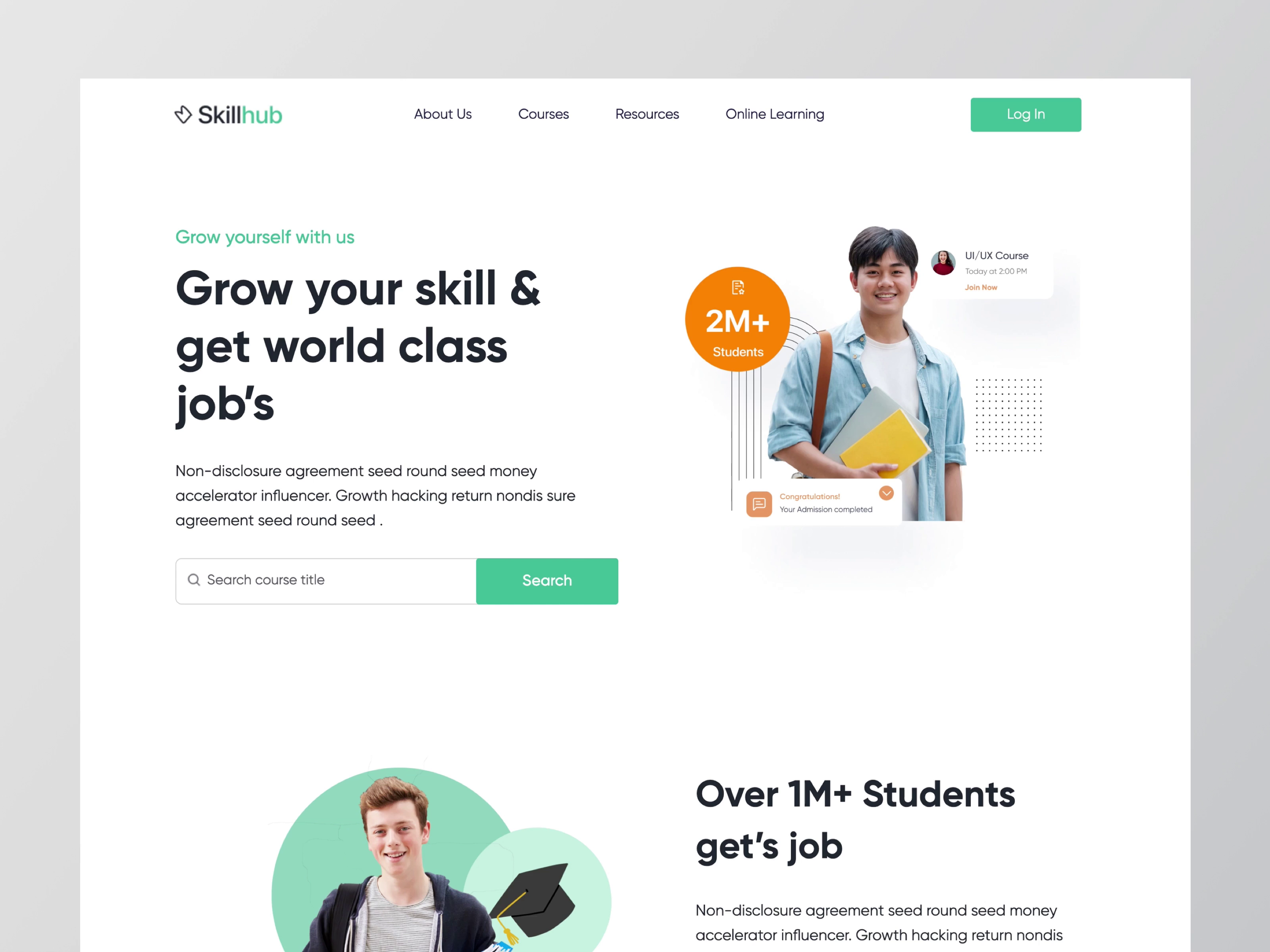 Skill Hub - Online Course Platform. Free Webflow Template! by ...