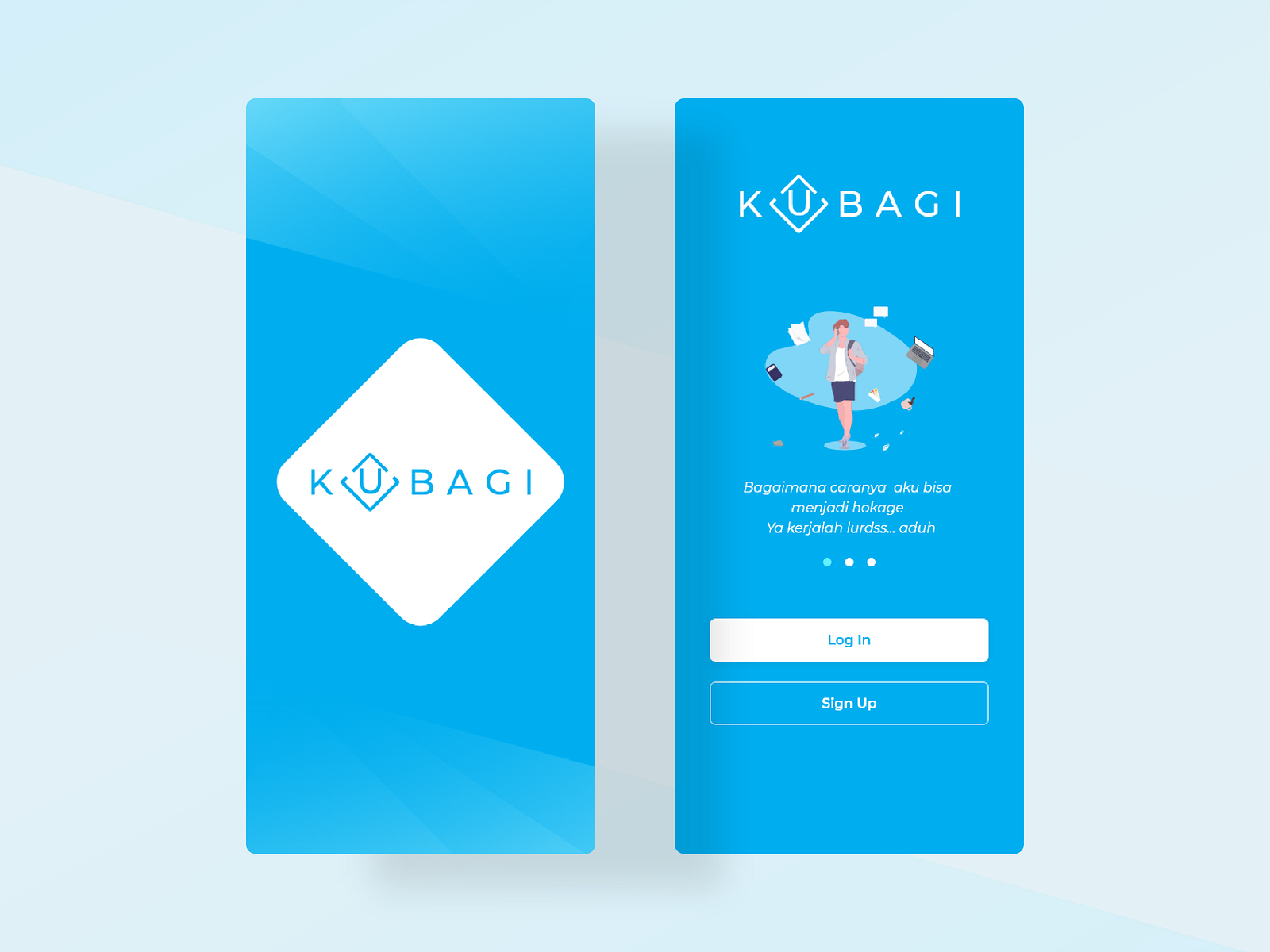 Splash Screen & Onboarding Screen by Ryan Azhari on Dribbble