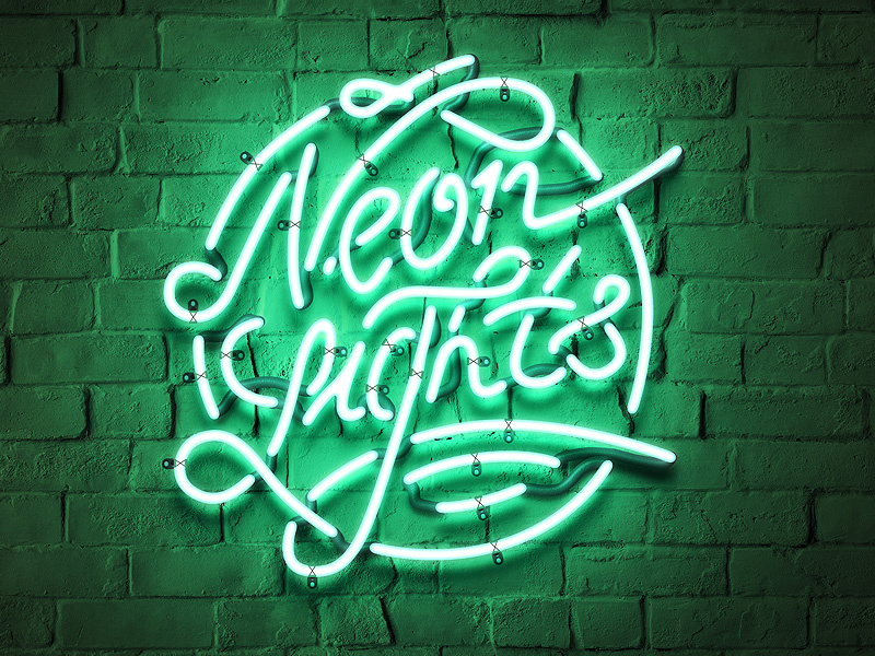 Neon Lights Photoshop Plugin by Vlad Karpov on Dribbble