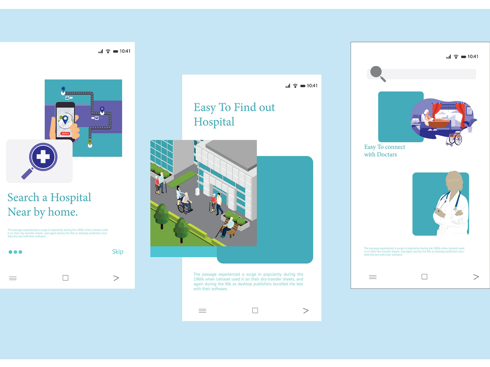 Finding Hospital search by sahararupa on Dribbble