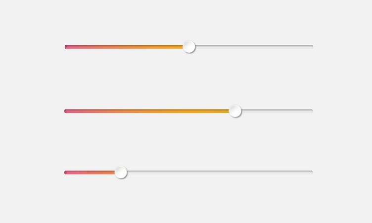 Neumorphic slider by Lisa DeMoranville on Dribbble