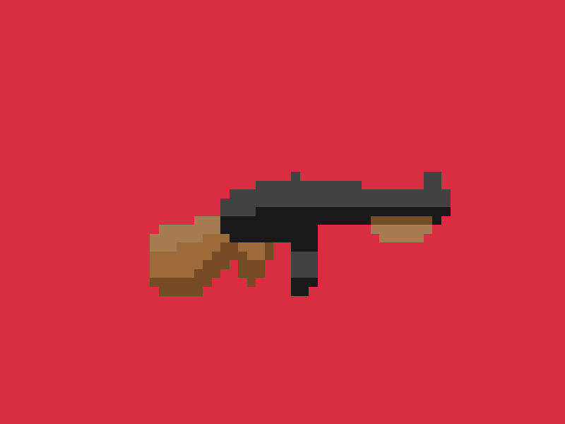 Gun Pixel Art Pixel Gun By Arxion On Dribbble