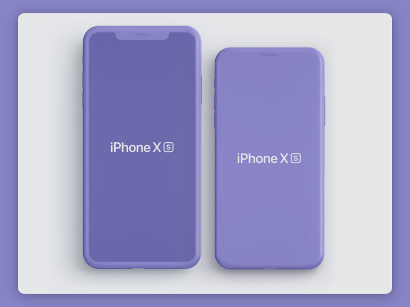 Free iPhone XS iPhone XS Max Mockups by Dark Icons on Dribbble