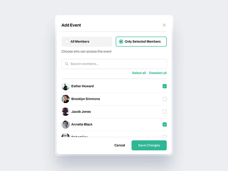 Modal & Form Elements by Pentaclay on Dribbble