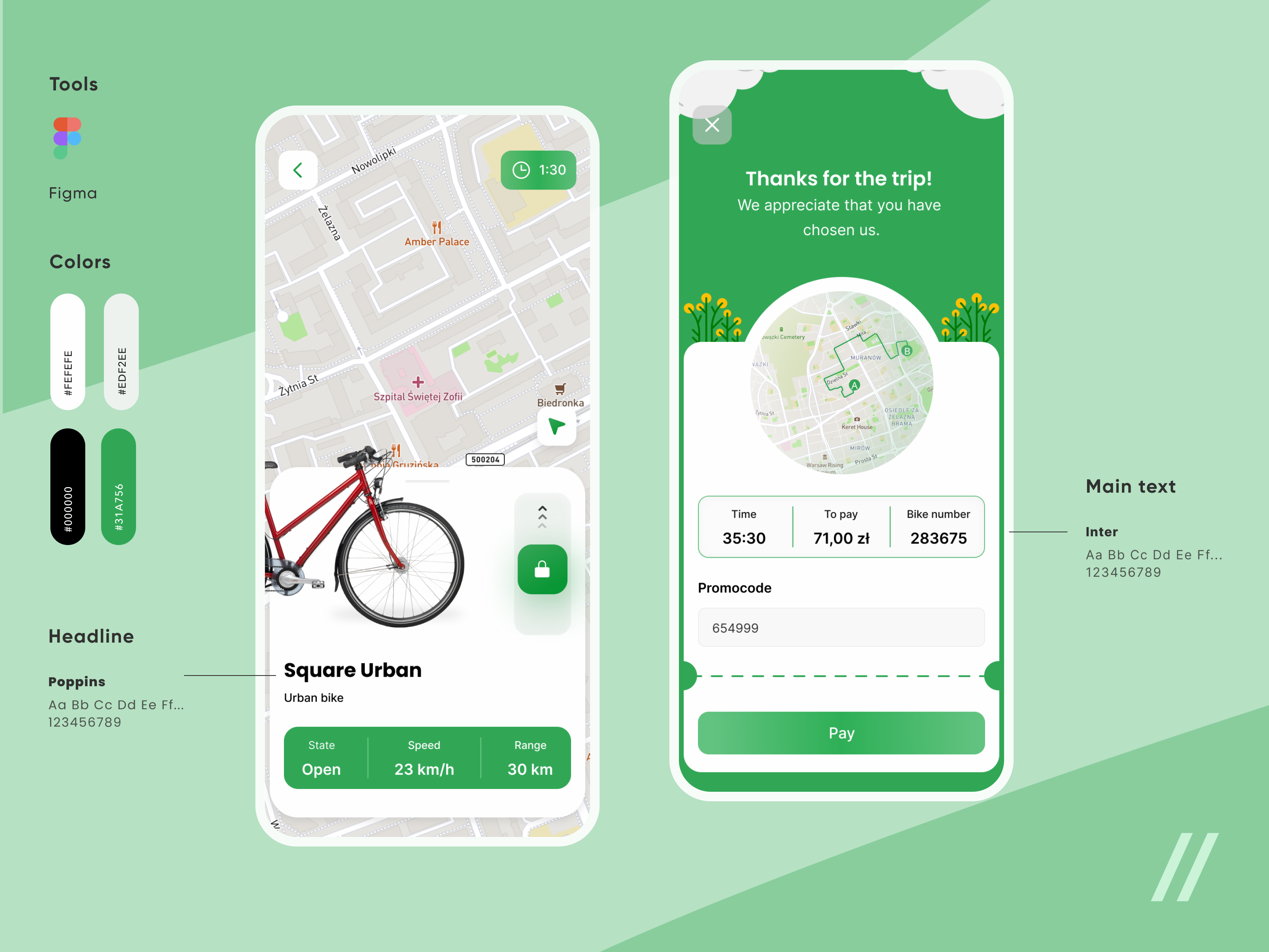Bike Rent App by Purrweb Agency for Purrweb UI/UX Agency on Dribbble