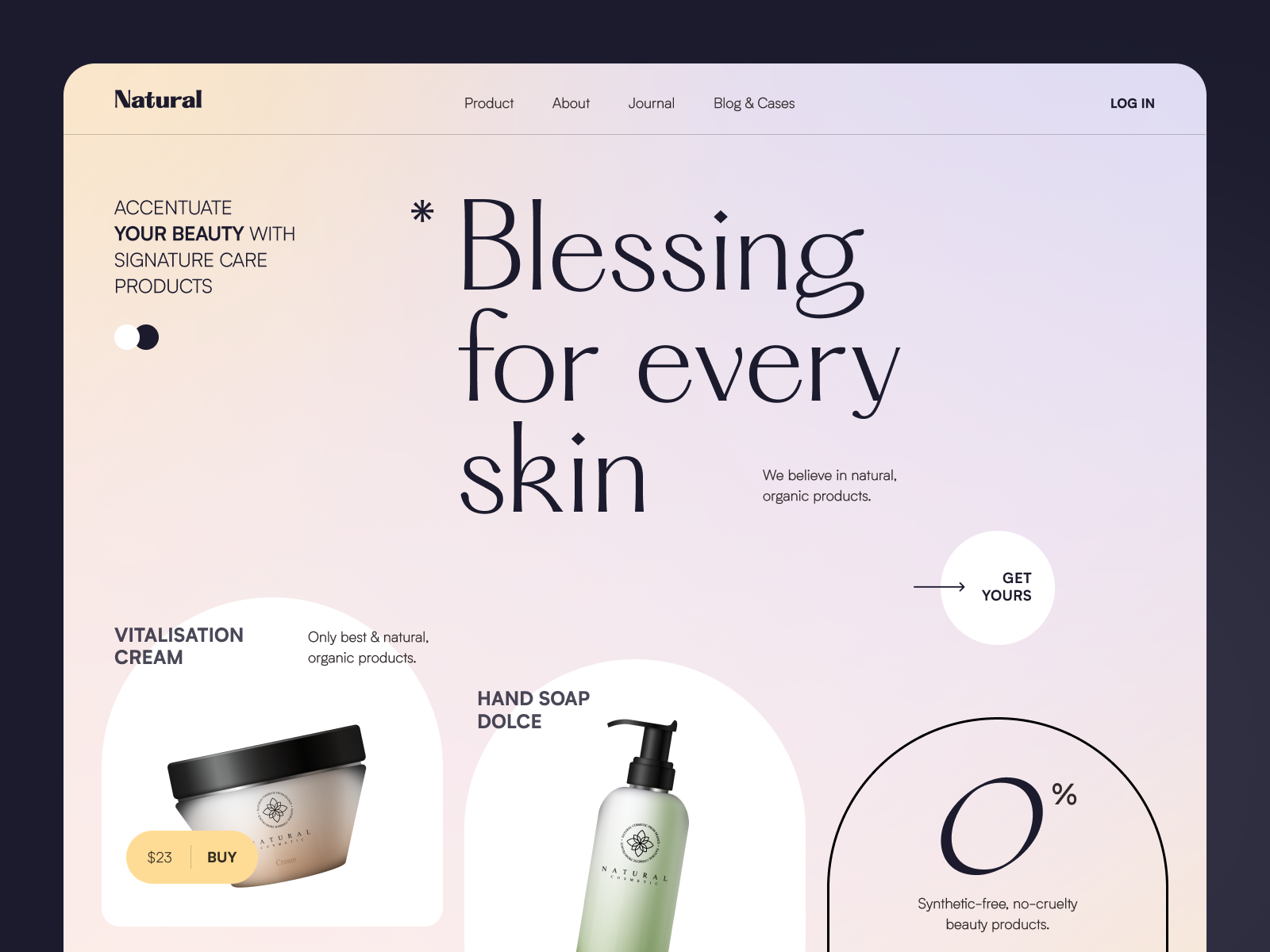 Natural Website by Halo UI/UX for HALO LAB on Dribbble