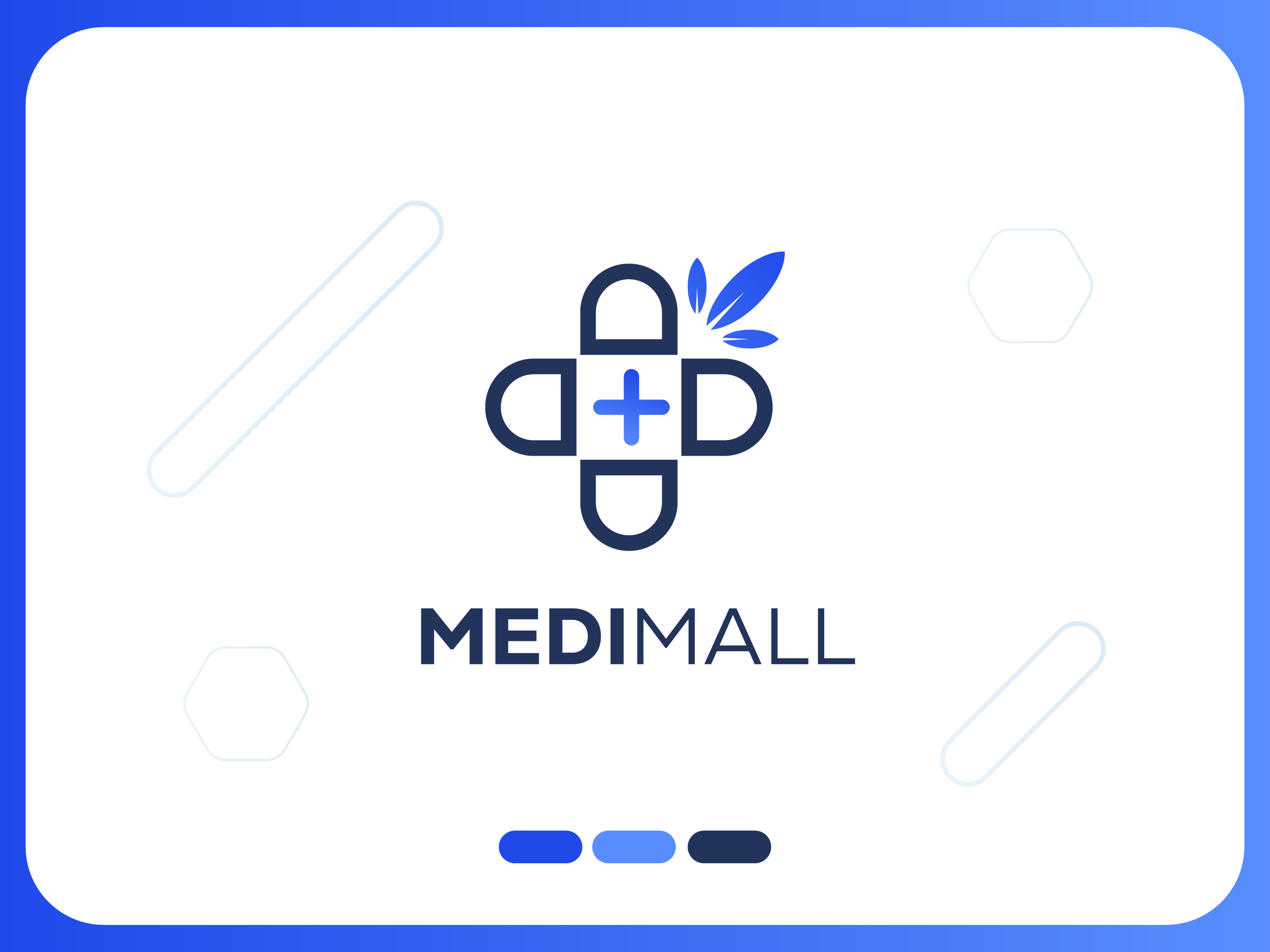 Medical logo design - MediMall Logo by rebrandoo on Dribbble