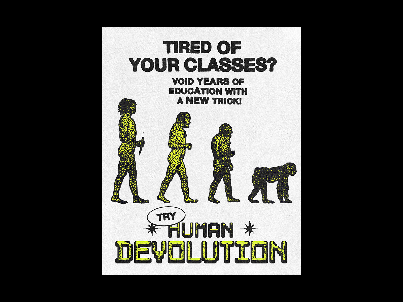 Human Devolution by Doron Yablonka on Dribbble