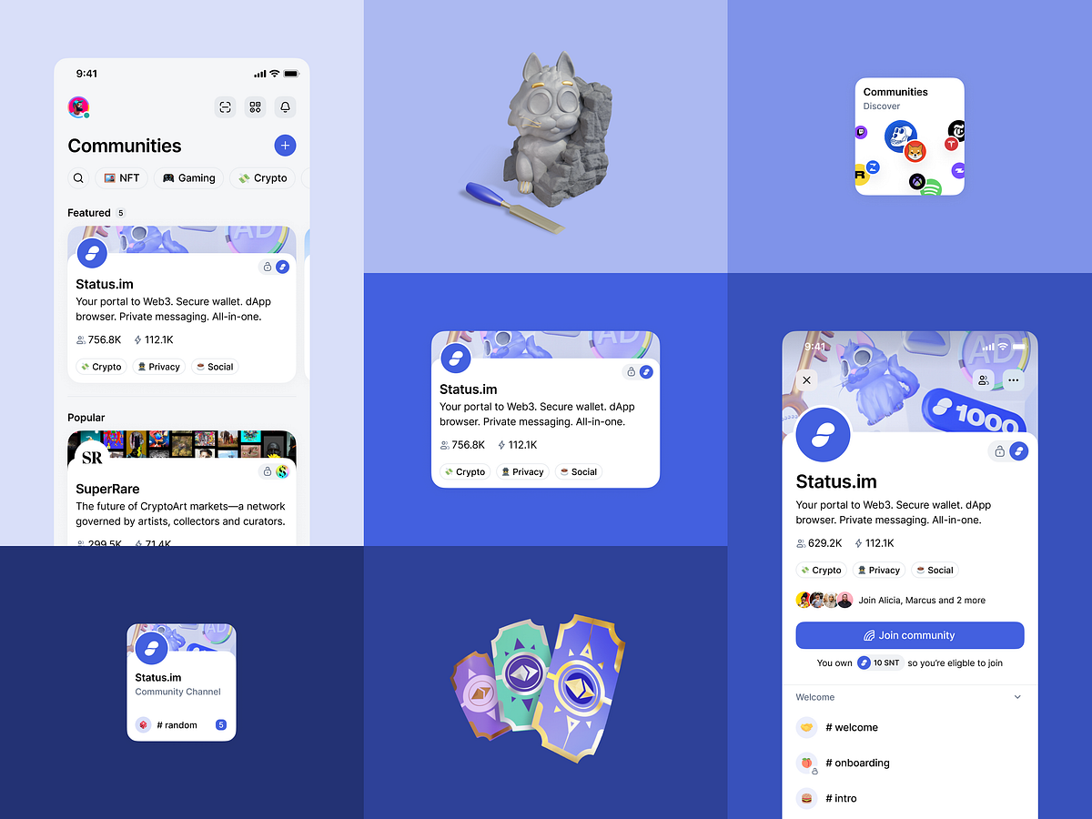 Status Communities by Pedro ET for status.app on Dribbble
