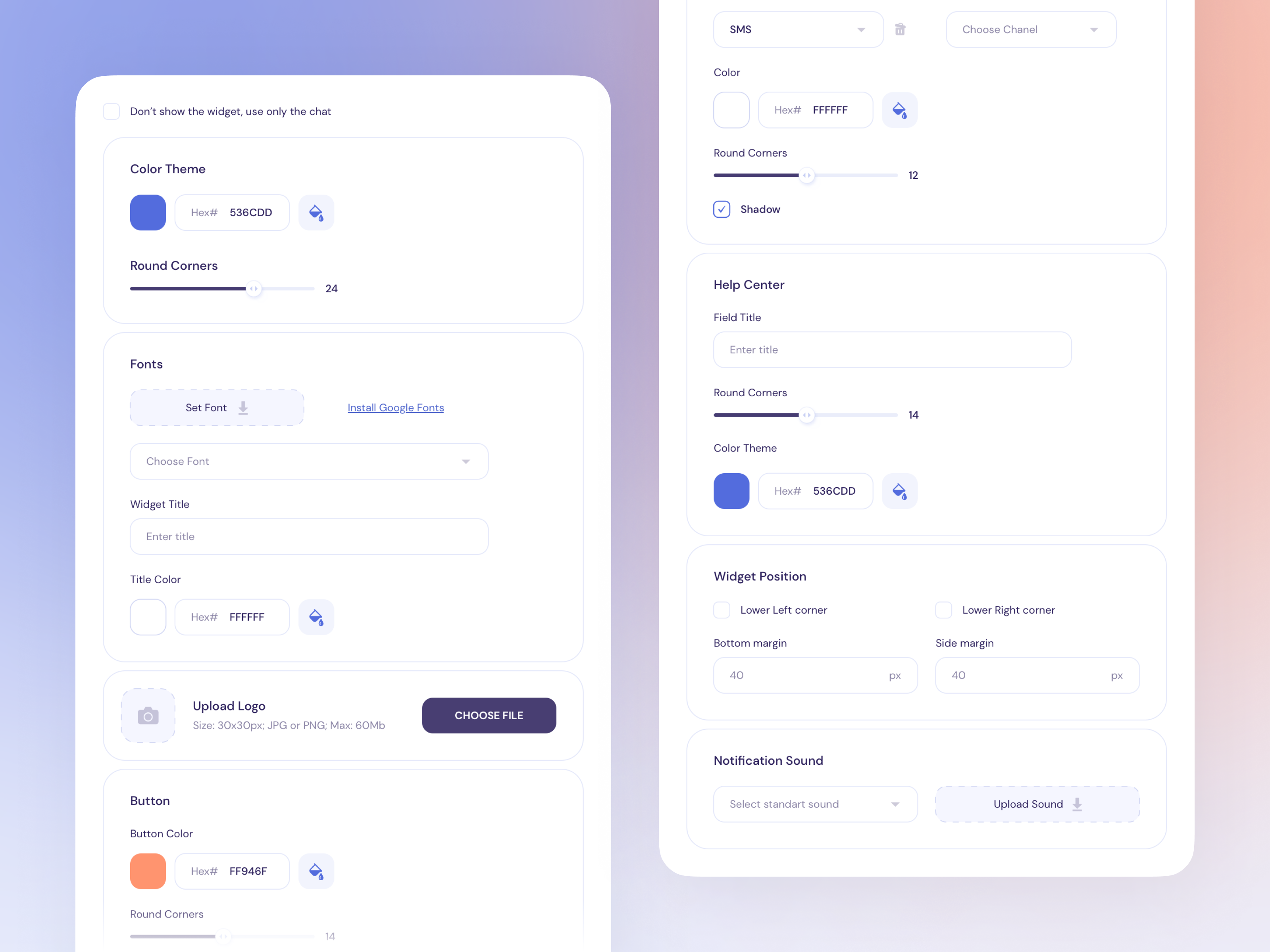 Live chat widget: customization | Lazarev. by Lazarev. | Product Design ...
