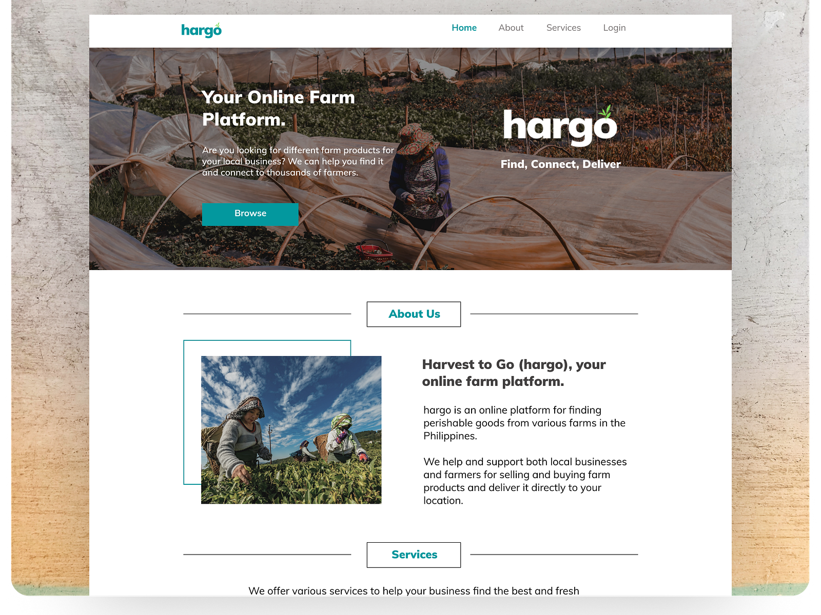 hargo - An online selling website for farmers and local business by ...