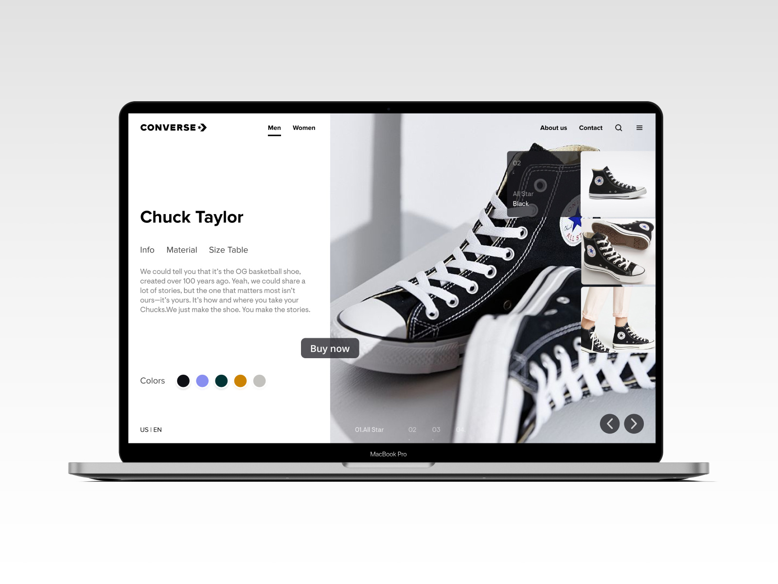 Converse Web UI Concept. by Sahil Dabas on Dribbble
