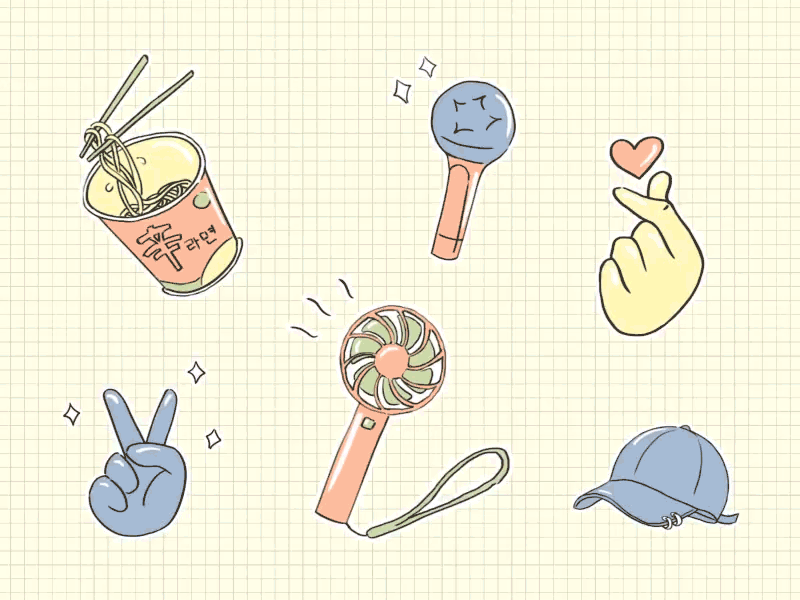 kpop gif set by Debo Fischer on Dribbble