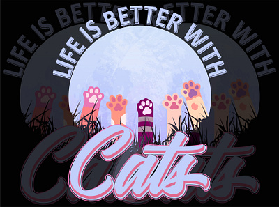 Cat T Shirt Design designs, themes, templates and downloadable graphic ...