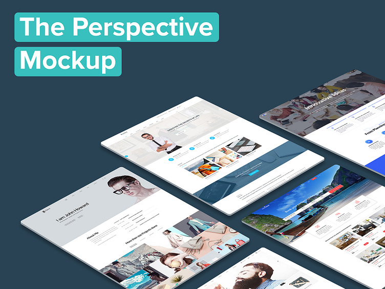 The Perspective Mockup by KL-Webmedia on Dribbble