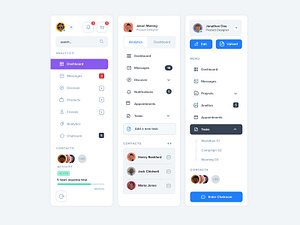 Navigation Styles by KL-Webmedia on Dribbble