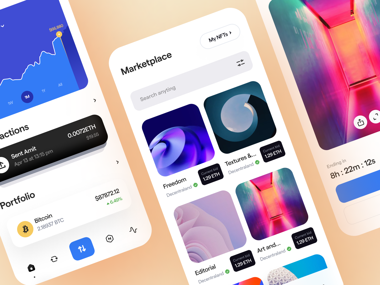 🔥 NFT Wallet app 🔥 by Jim I Pop Mints on Dribbble