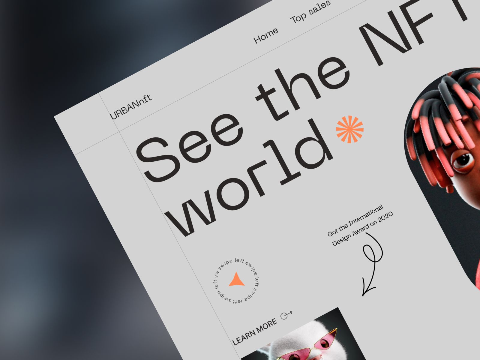 Urban NFT website by Emon🌟 for Ui Sharks on Dribbble