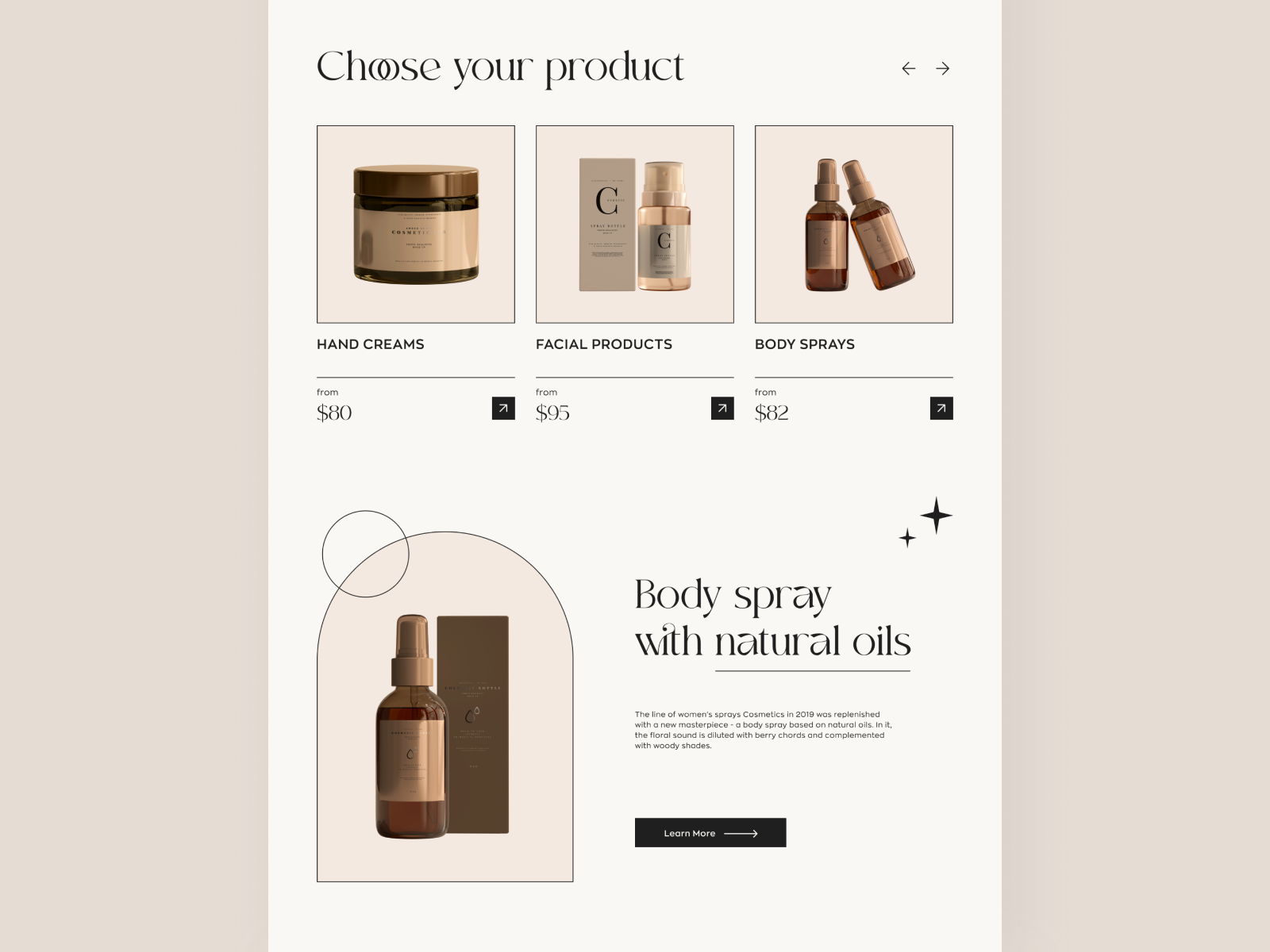 Cosmetics Website Home Page by Dmitry Lauretsky for Ronas IT | UI/UX ...
