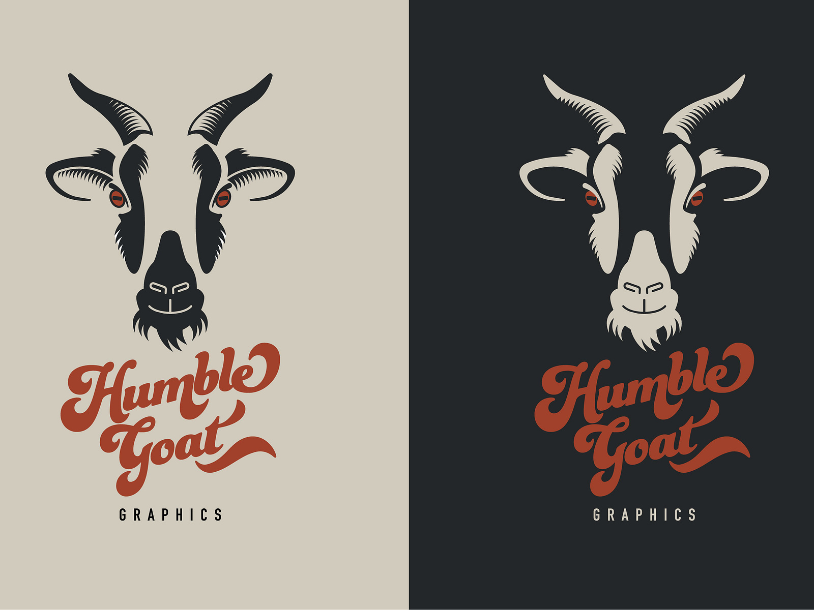 Humble Goat Graphics by Dan Van Acker on Dribbble