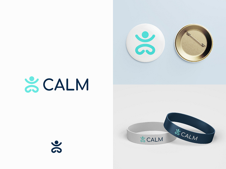 CALM Logo design by HigherDots on Dribbble