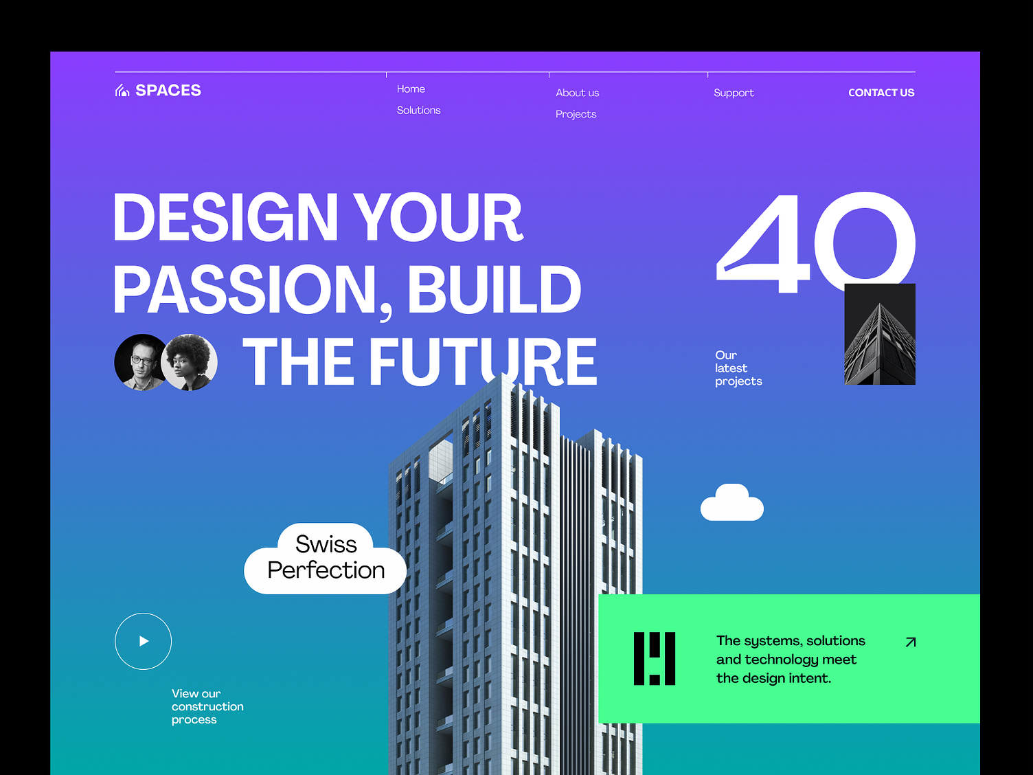 Spaces Architects Website by Halo UI/UX for Halo Lab 🇺🇦 on Dribbble