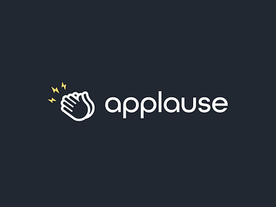 Applause logo design by Aaron Moody on Dribbble