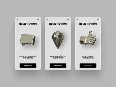 Metallic Icons by S on Dribbble