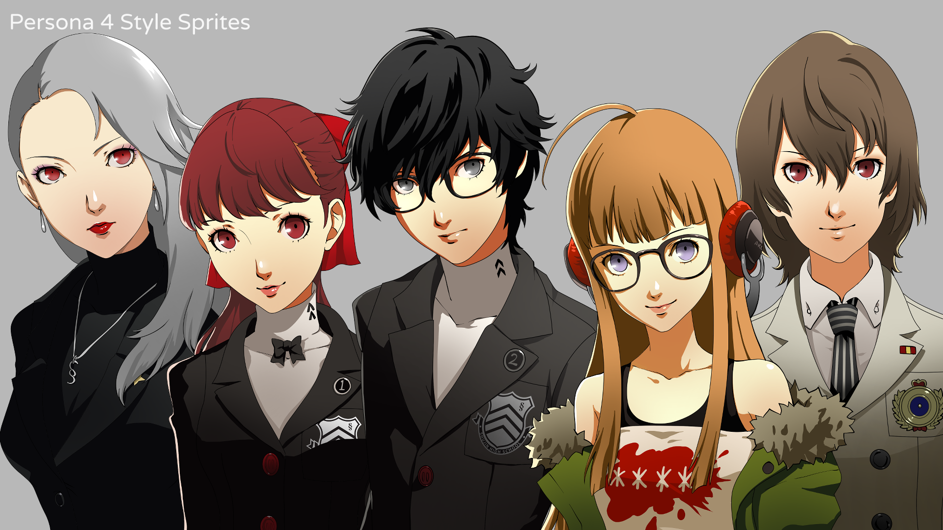 Persona 4 Style Sprites by Maruki on Dribbble
