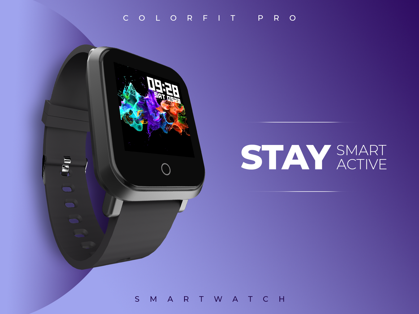 Smartwatch ad by Siddhi Golecha on Dribbble