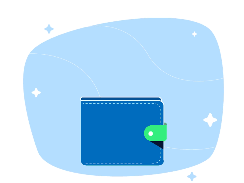 Animated wallet & Money icon by Bouzellifa Walid on Dribbble