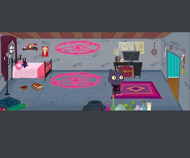 magic room Background by Daniela Moral on Dribbble