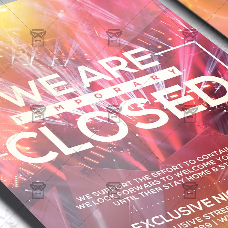 We Are Closed - Flyer PSD Template by Exclusive Flyer on Dribbble