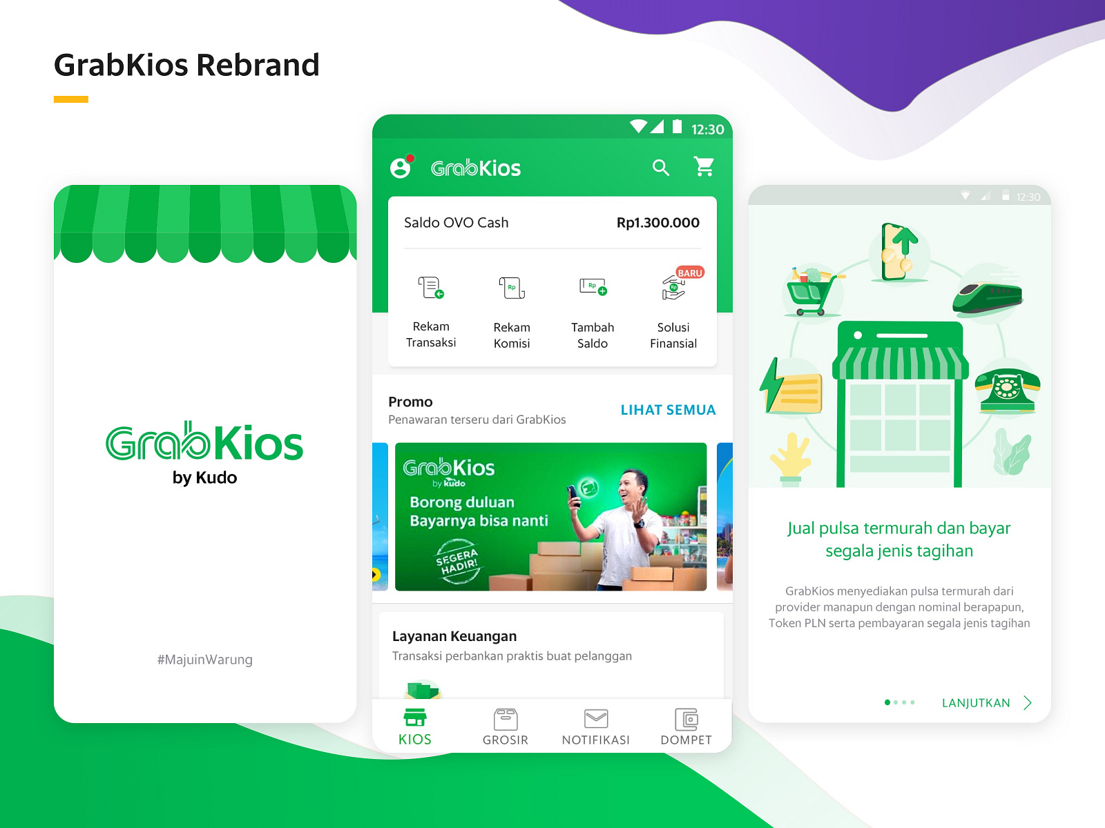 GrabKios Rebrand by Hamami Rengganis Pramudita on Dribbble