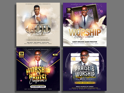 Gospel Flyer designs, themes, templates and downloadable graphic ...