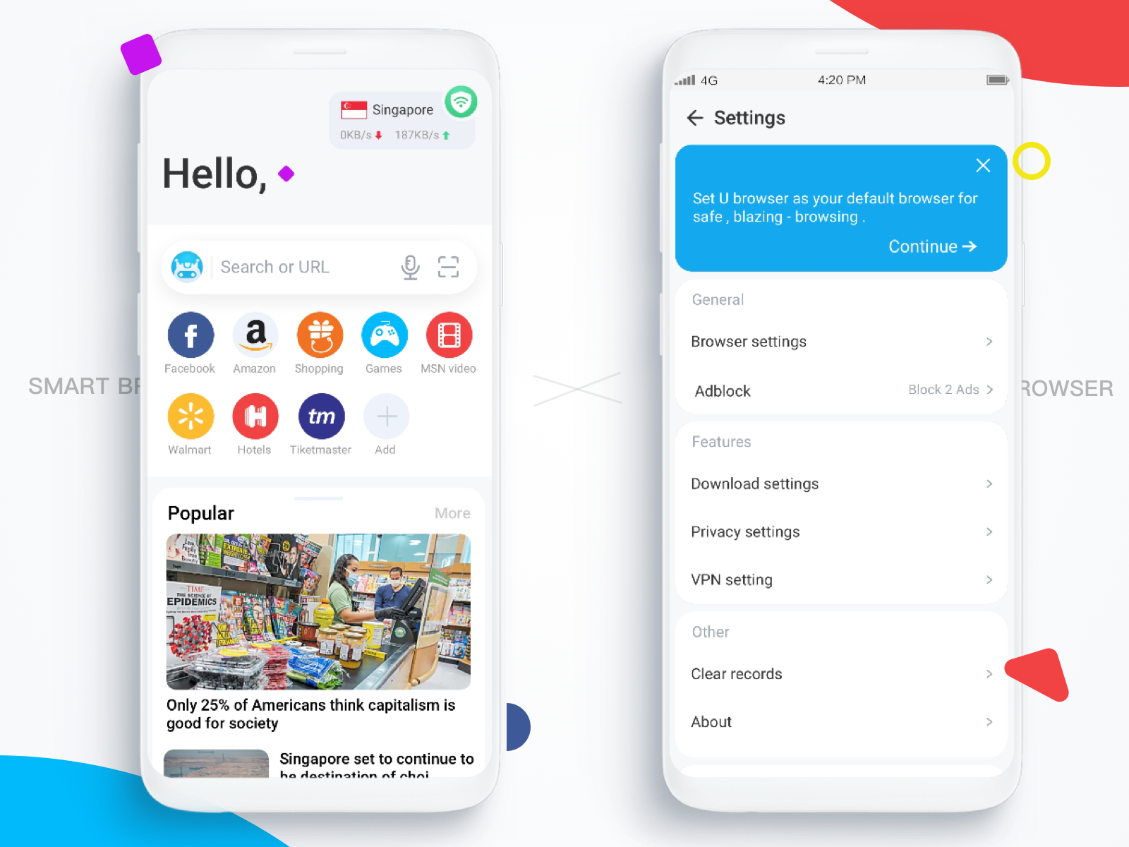 Smart browser by Lu🎲 on Dribbble