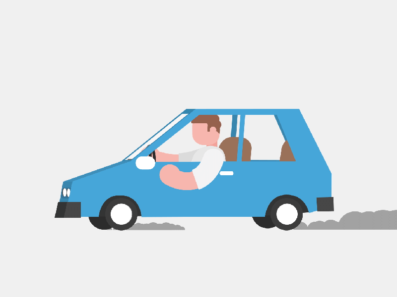 Car Ride by Dan Shannon on Dribbble
