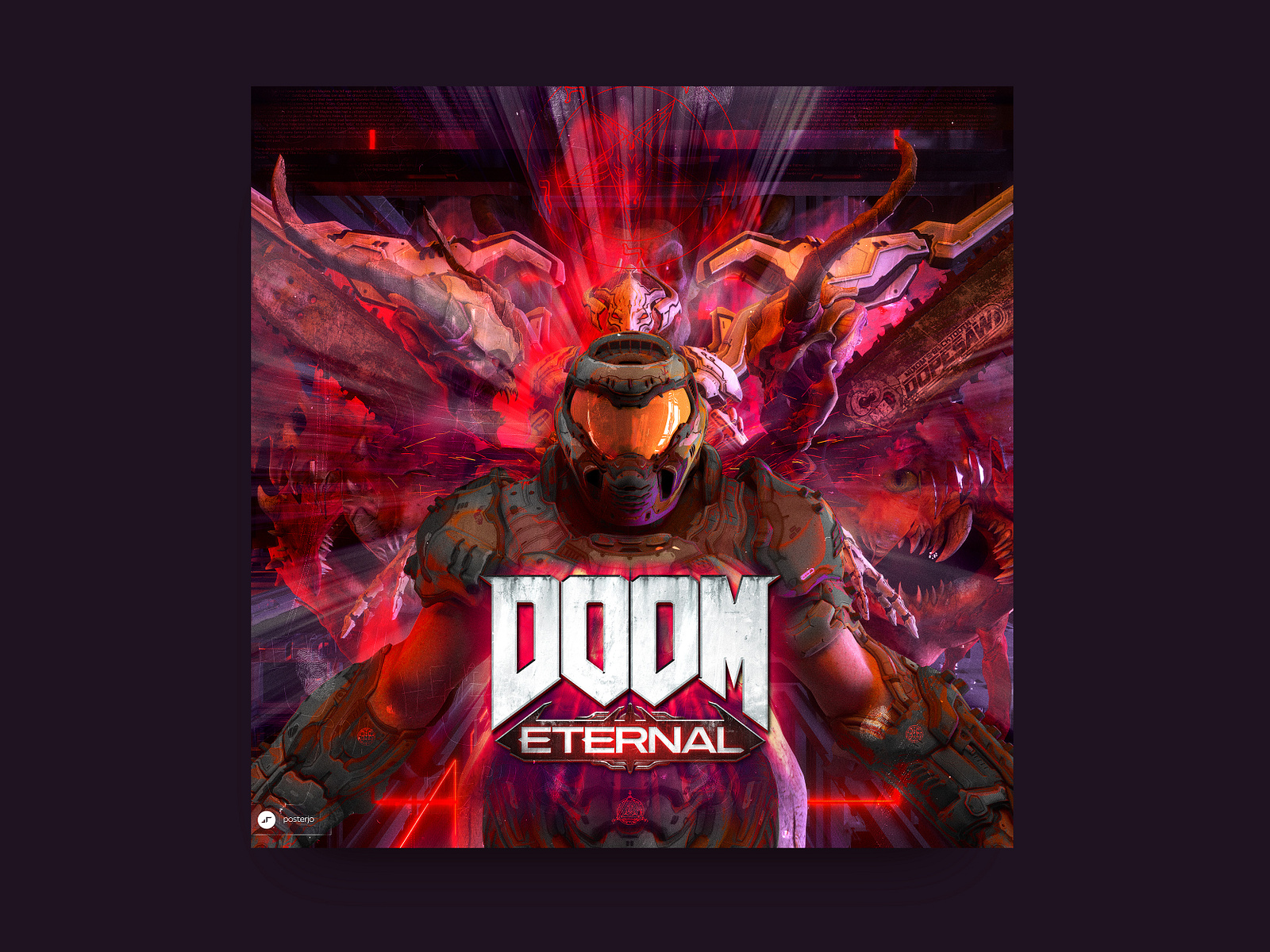 Doom Eternal Cover by Joan Sterjo on Dribbble