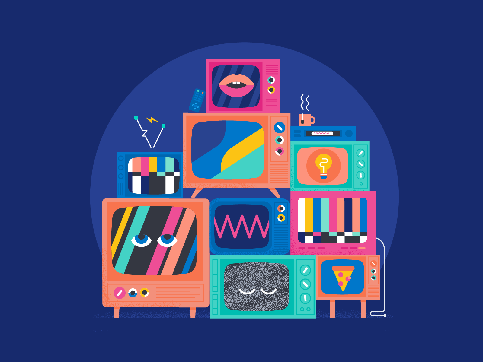 GAH tv by Jennifer Reeves for Elastic on Dribbble