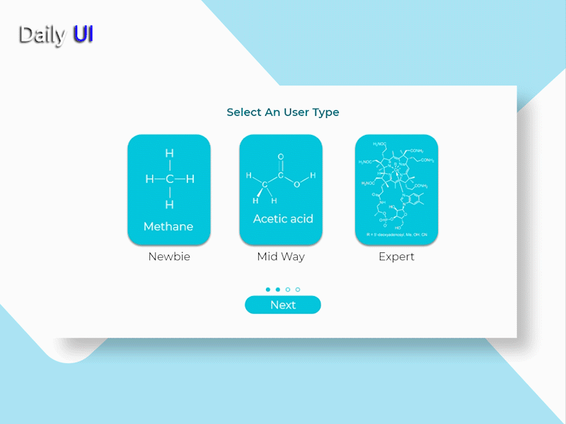Daily UI #064 | Select User Type by proxy on Dribbble