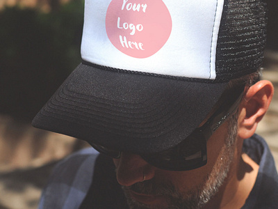 Free Man Wearing Cap Mockup [PSD file download] by Mockup Mart on Dribbble