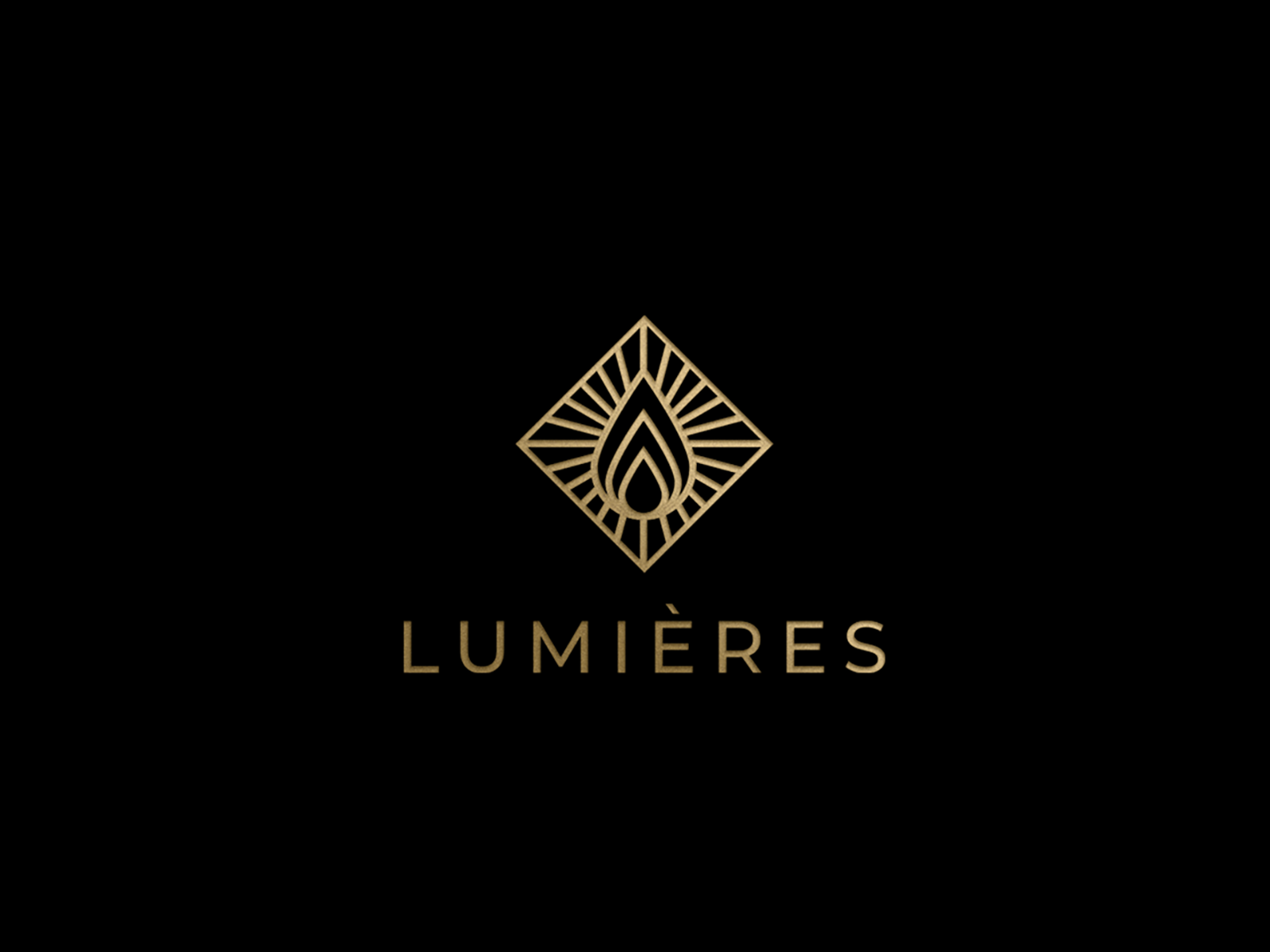 logo lumieres by Karina Li on Dribbble
